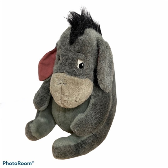 Disney | Toys | Disney Eeyore Plush Animal Gray Stuffed Kids Toy | Poshmark